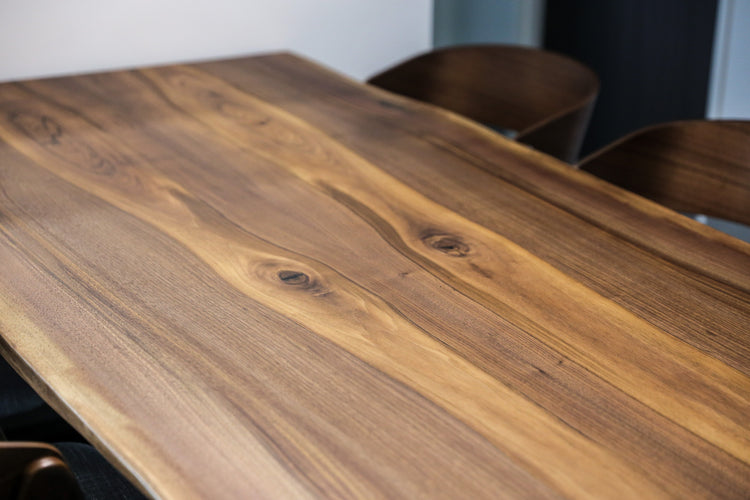 The Table Guy - Black Walnut Live Edge Dining Table – shopthetableguy