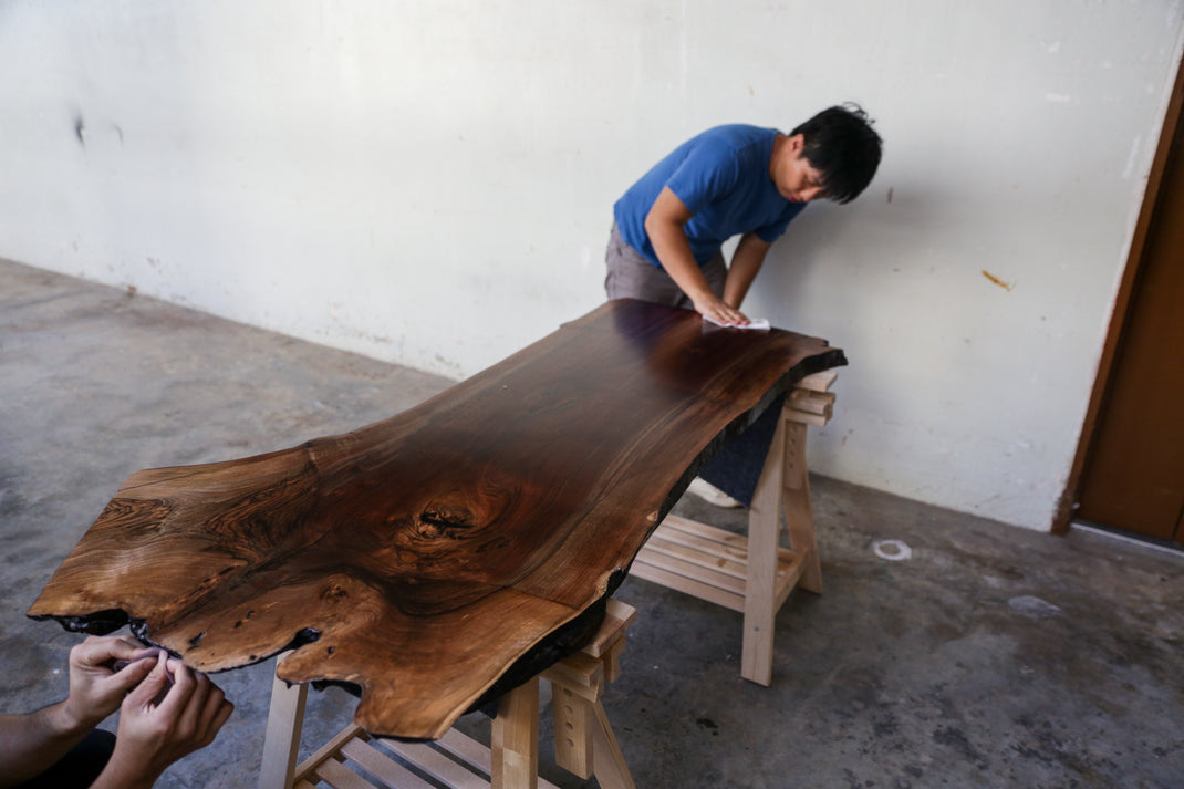The Table Guy - Black Walnut Live Edge Dining Table – shopthetableguy