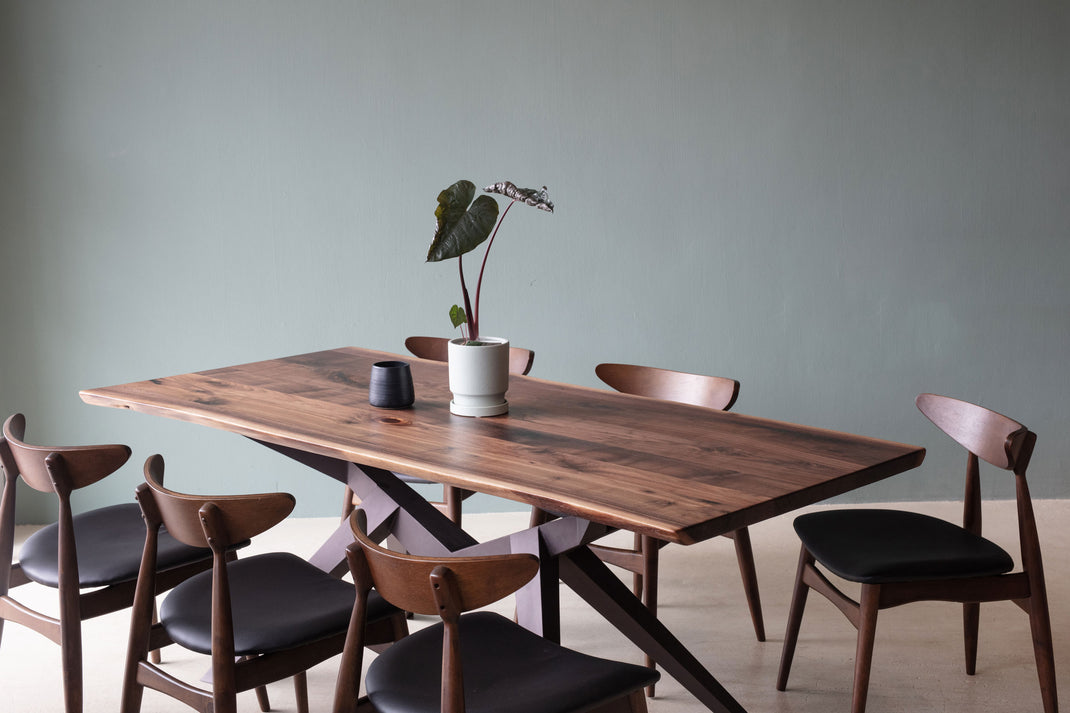 The Table Guy - Black Walnut Live Edge Dining Table – shopthetableguy