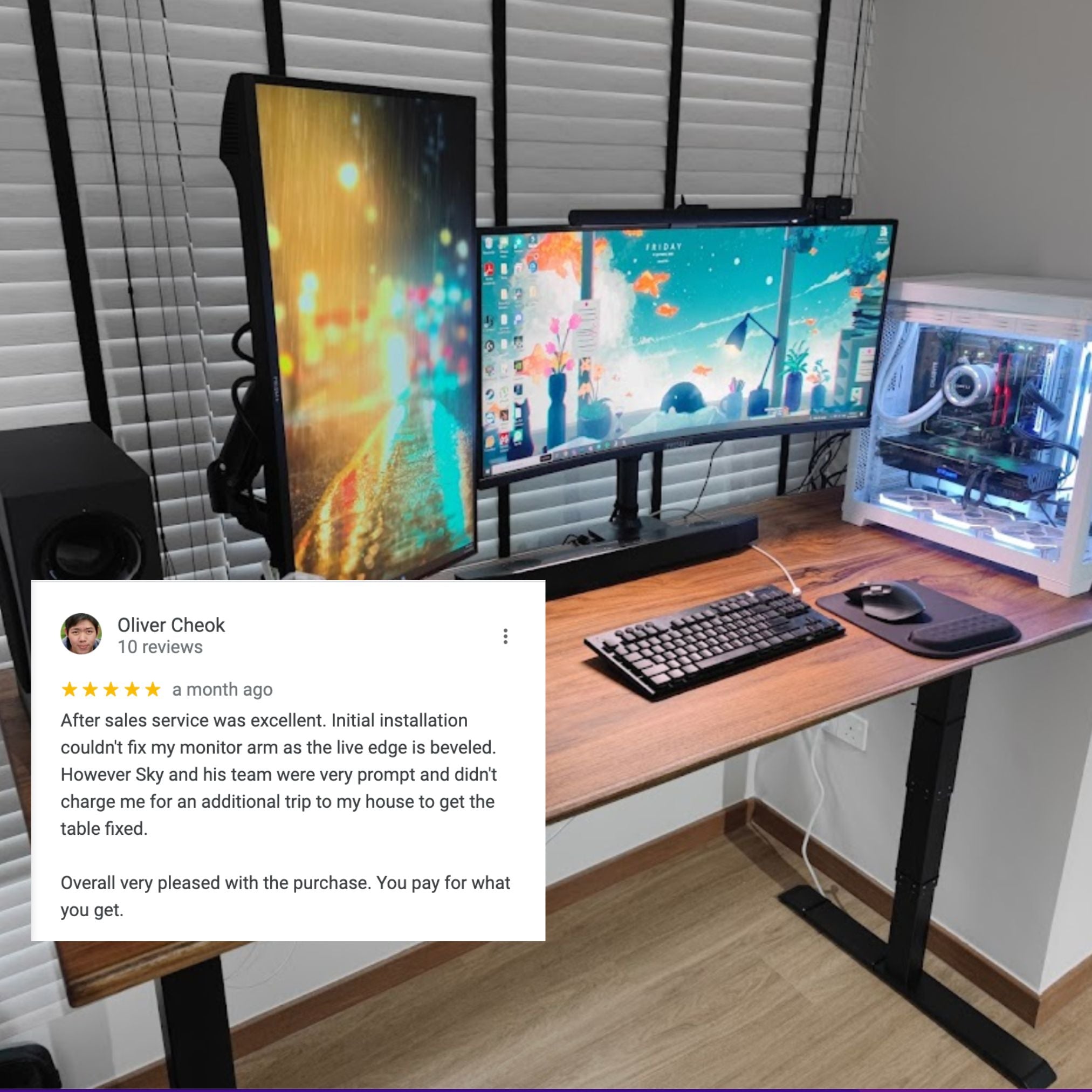 The Essential Desk - Solid White Oak – shopthetableguy