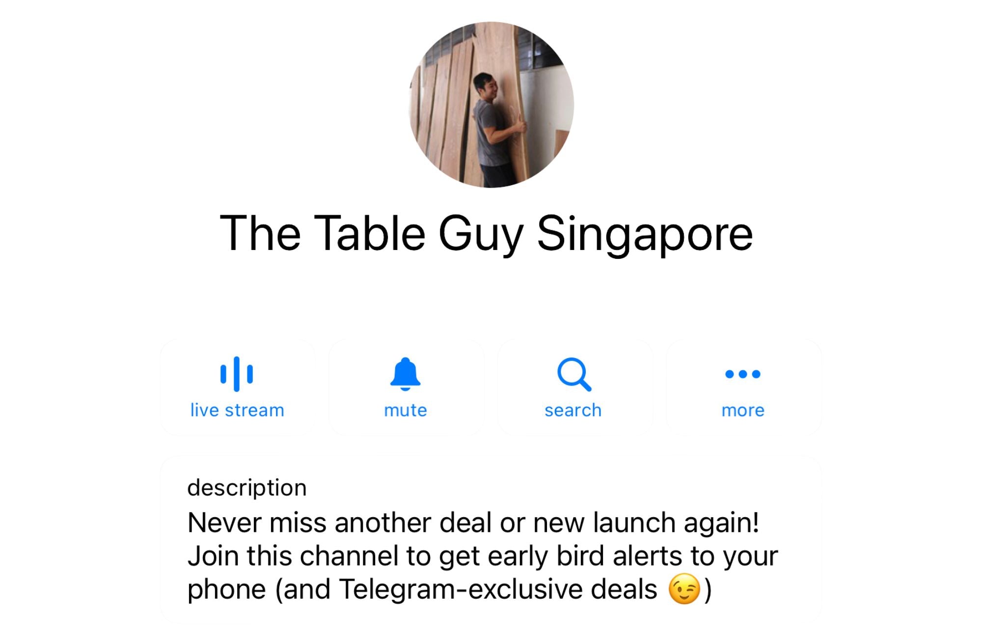 Latest Sales News: The Table Guy – shopthetableguy
