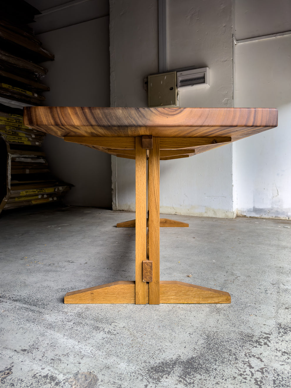 Leg Frame - The WA (Solid Oak Wood) – shopthetableguy