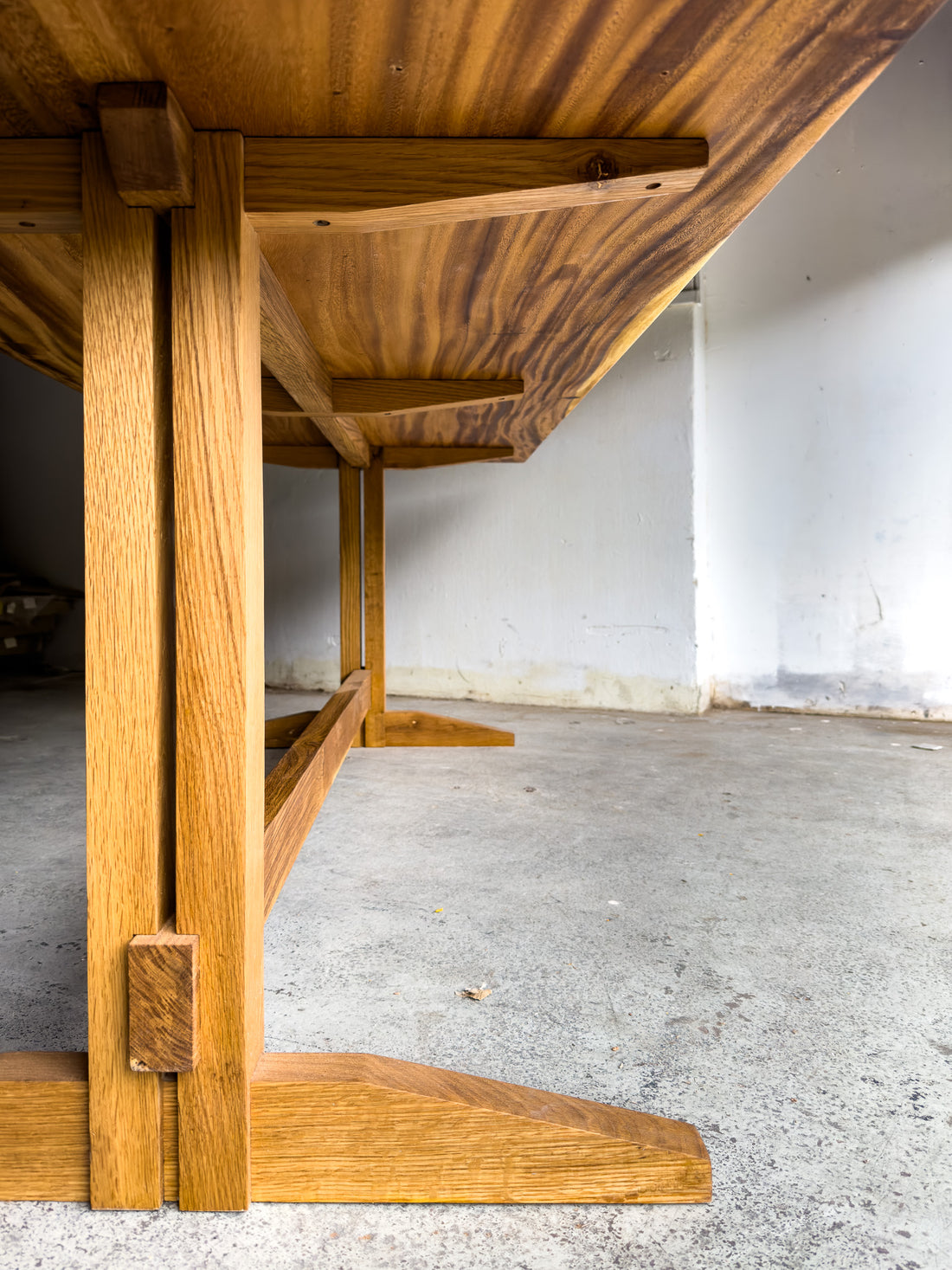 Leg Frame - The WA (Solid Oak Wood) – shopthetableguy